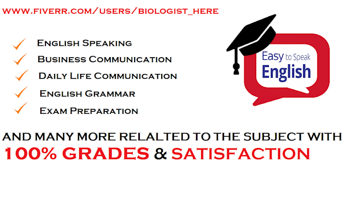 Tutor you english from basic to advance level by Biologist_here | Fiverr