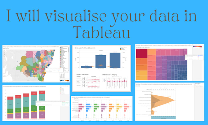 Visualize your data in tableau by Lamadpa | Fiverr