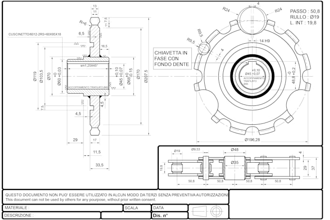 Transform your paper mechanical drawing into a 2d cad drawing by Mattia ...