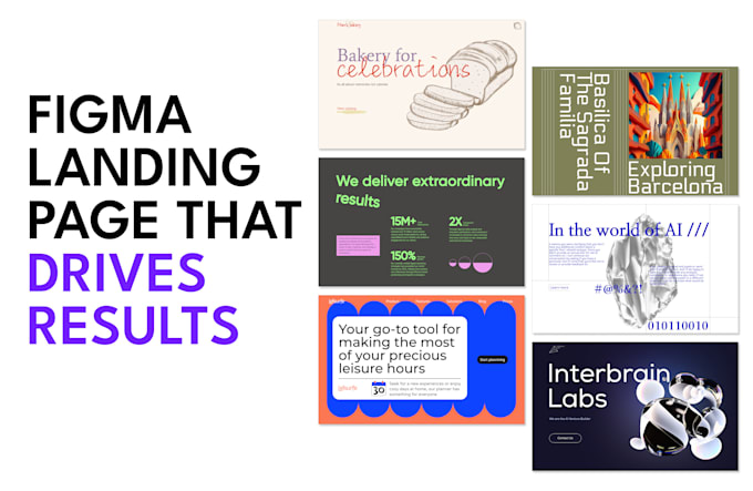 Design selling figma landing page that drives results by Evagdin | Fiverr