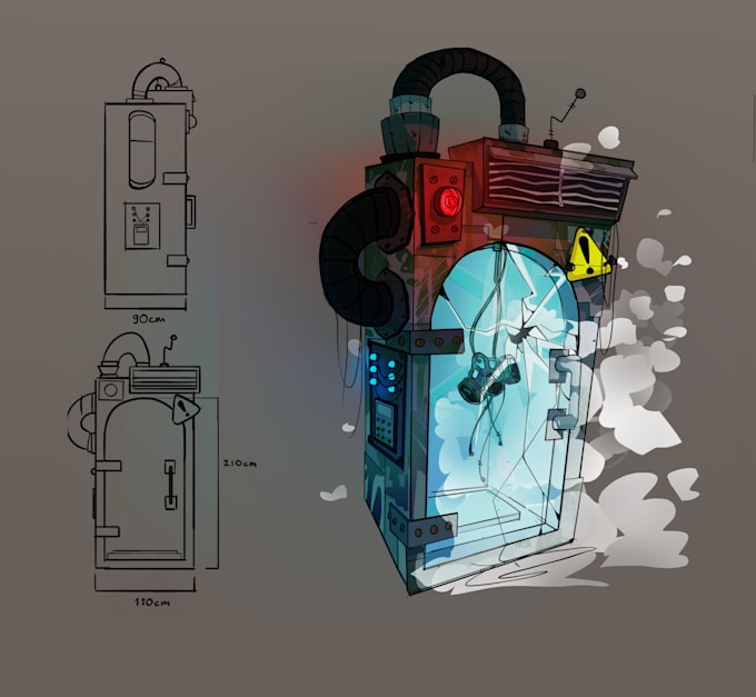 Create 2d concept art for your game props and assets by Veeravu | Fiverr