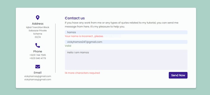 Create and design your login sign up contact us page by Hamza2470 | Fiverr