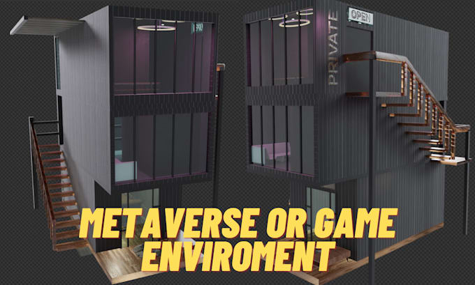 Design metaverse and game environment in blender for unity by ...