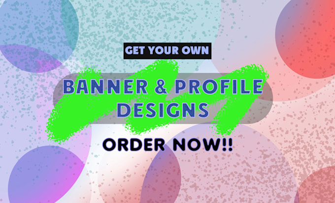 Design custom banner and profile pics on any social by Alanchie | Fiverr