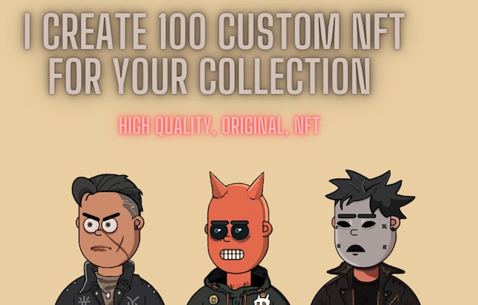 Make your nft collection in a cartoon style by Shlasss | Fiverr