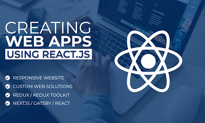 Do responsive website design and development in react js by ...
