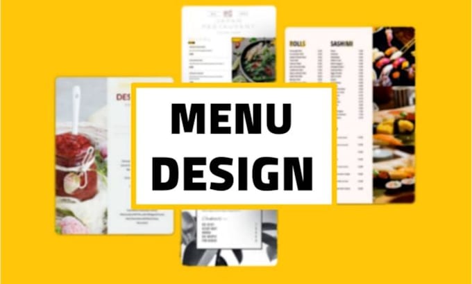 Designing a unique and memorable restaurant menu by Iyadbibak16 | Fiverr