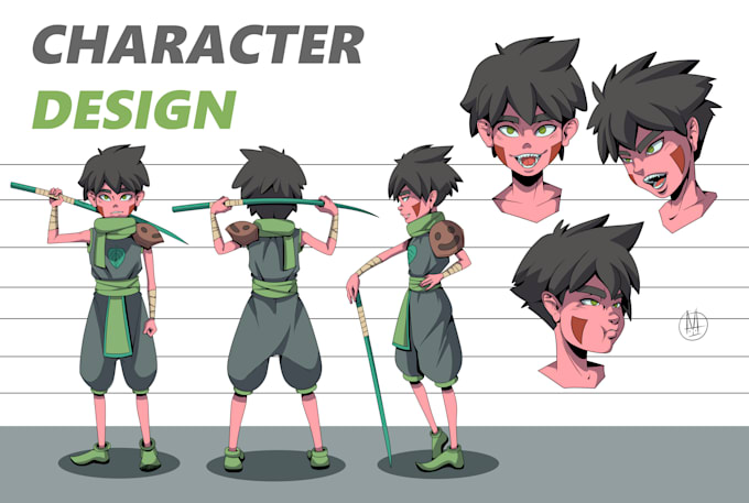 Create and design your characters by Miguellegna095 | Fiverr