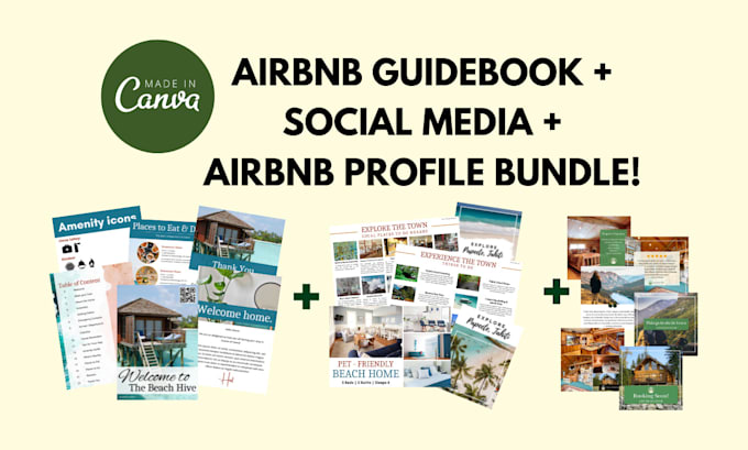 Provide professional airbnb guidebook, profile, and social media ...