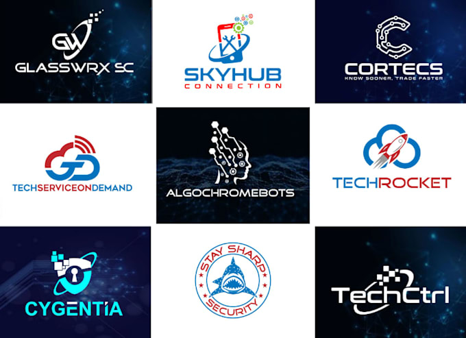 Do tech crypto security and technology logo by Cvfite_ddura | Fiverr