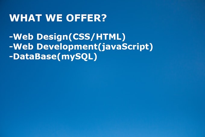 Design a web page for you using html and css by Domagojtomas | Fiverr