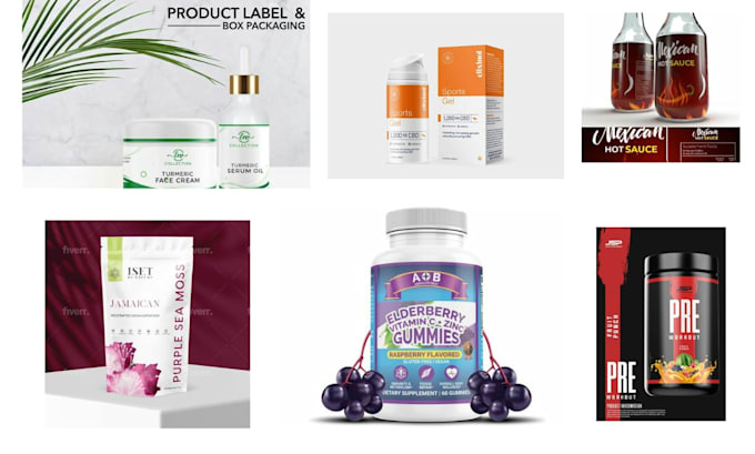 Create unique amazon product label design by Ayeshaghori6 | Fiverr