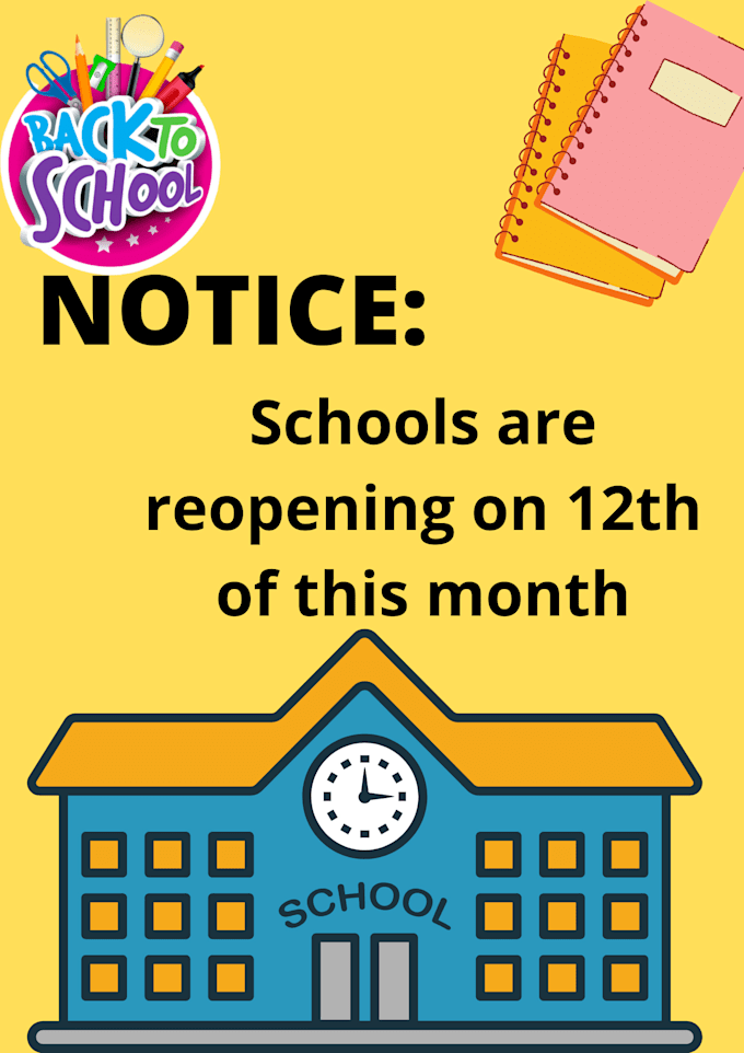 Notice for schools a by Nadiajaffery207 | Fiverr