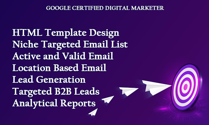 Create html email template or newsletter and provide niche targeted email list by Makame_mahmud ...