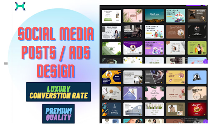 Design catchy social media posts with great ctr by Hitexhassan | Fiverr