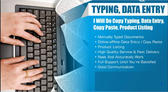 Do excel data entry, web scraping, copy and paste work by ...