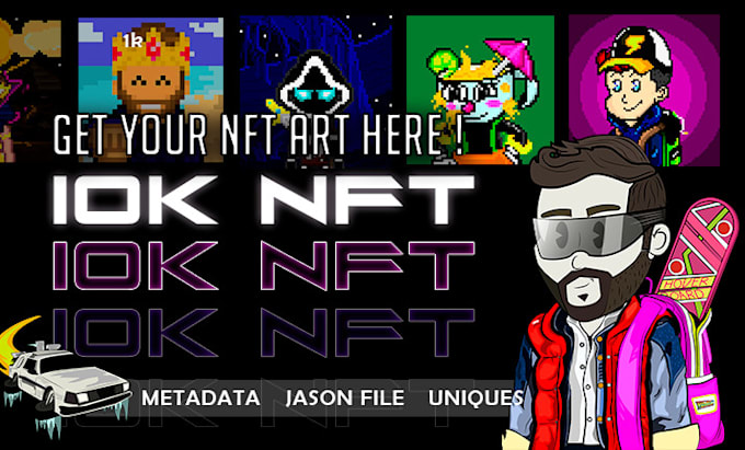 Create 10k nft art collection by Lossoto | Fiverr