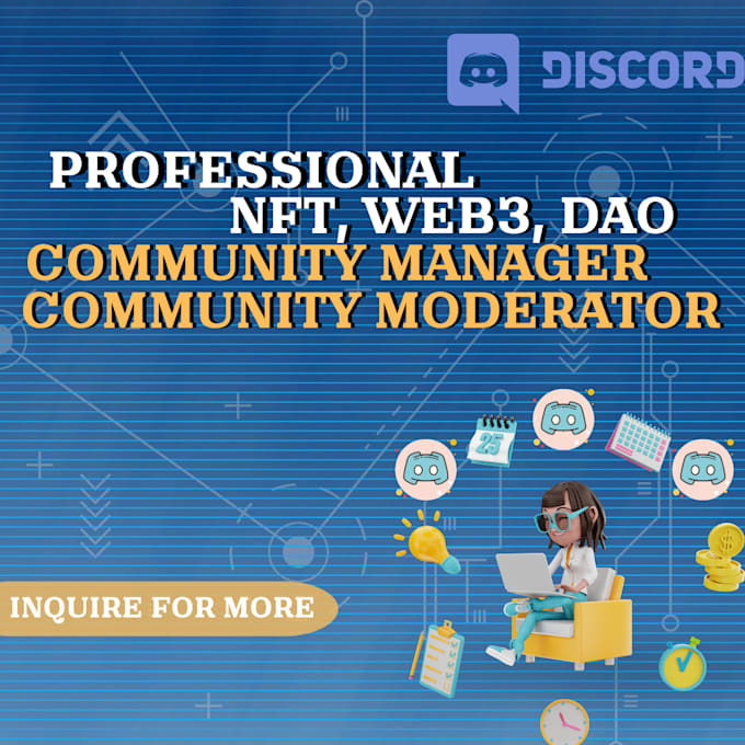 Be your nft discord moderator, admin, manager by Salma275 | Fiverr