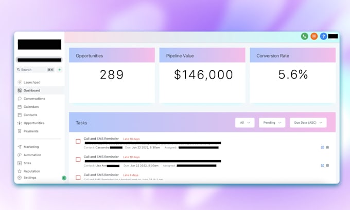 Customize your highlevel dashboard by Sinhaanddeopa | Fiverr