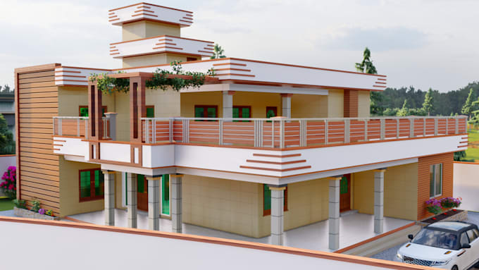 Develop high quality architecture 3d model, 3d renders in revit by ...