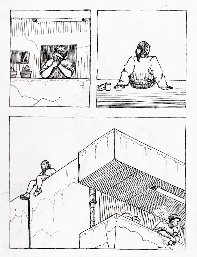 Draw line art illustrations of your request with a pen by Deeshwick ...