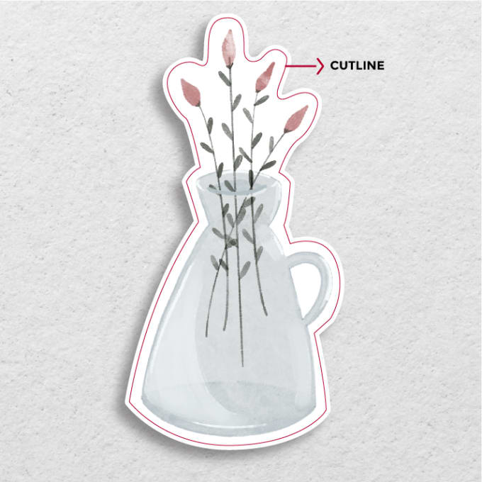 Make cut lines, die cut or kiss cut for your stickers design by Haynyi ...