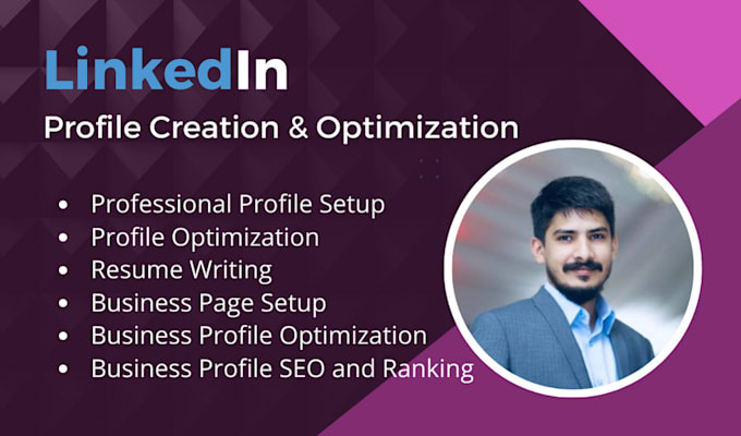 Do linkedin profile setup professionally by Mhamidraza9 | Fiverr