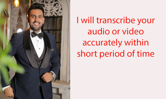 Transcribe your audio or video accurately by Drirfantariq | Fiverr Transcribe your audio or video accurately by Drirfantariq | Fiverr