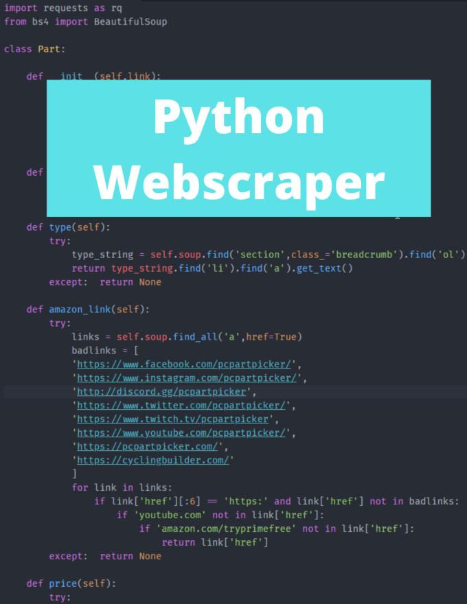 Create A Webscraping Script For You In Python By Jeetchugh Fiverr