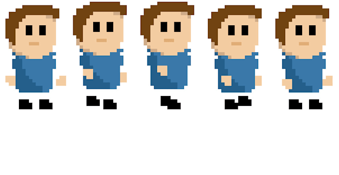 Draw characters for a pixelated style game by Djesac | Fiverr