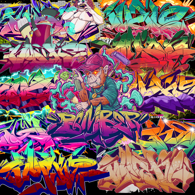 Create a hand drawn original graffiti design or logo by Sucko_art | Fiverr