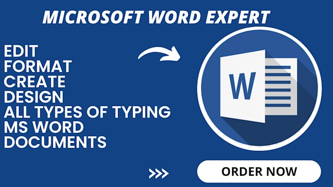 Edit, format, create and design your microsoft word by Mirfan85 | Fiverr