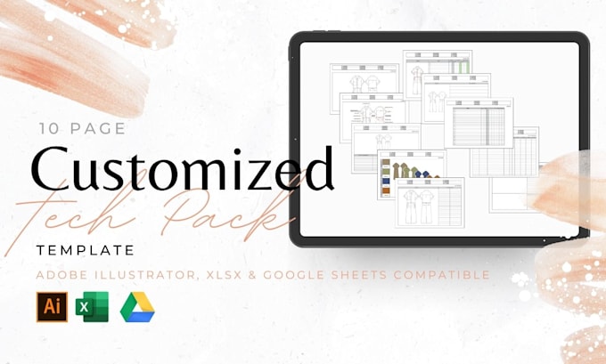 Customize a tech pack template by Valeria28falcon | Fiverr