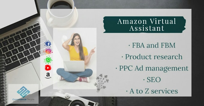 Be amazon virtual assistant va fba, fbm by Ayeshlawa | Fiverr