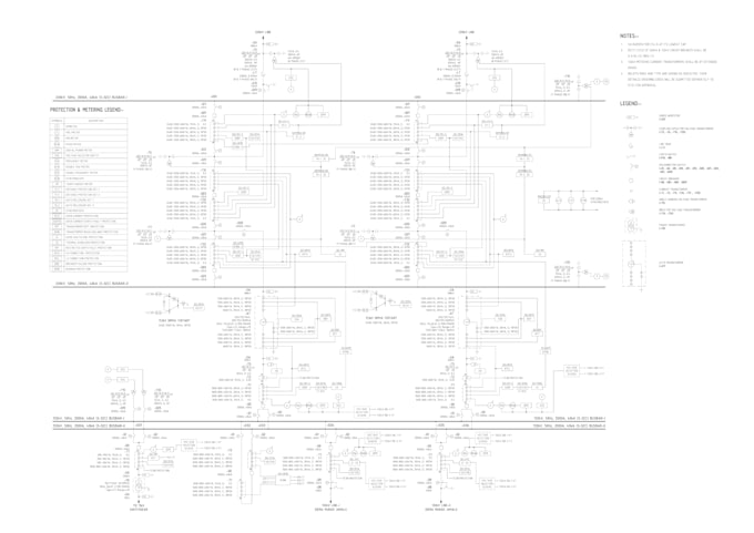 Single line diagram for elv ht system by Marshad730 | Fiverr