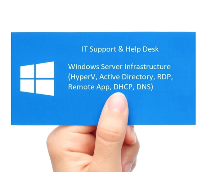 Support you to setup and fix issues on your windows servers ...