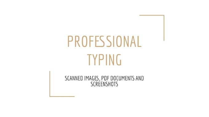 Do a super fast typing and retyping job by Jules_8 | Fiverr