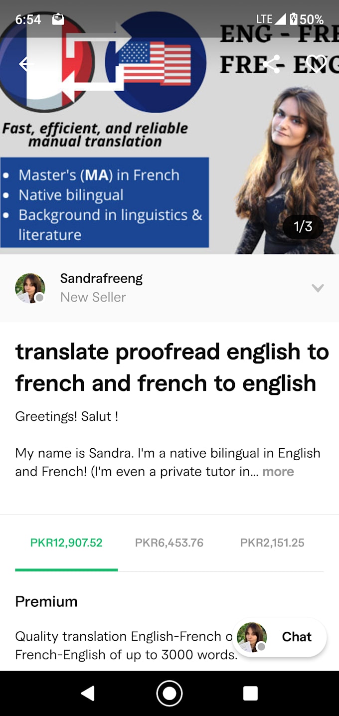 Translate english to french and french to english by Itsanyms213 | Fiverr