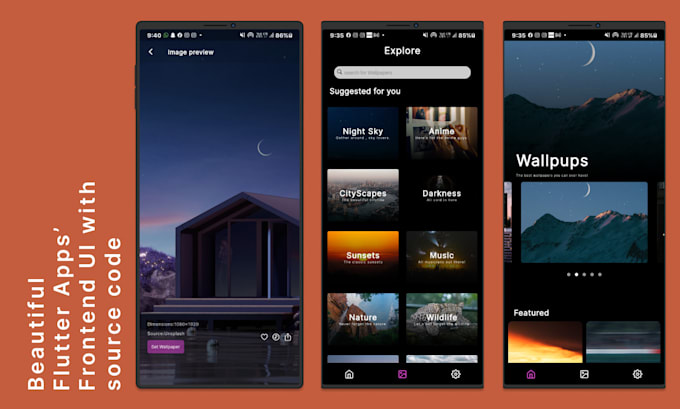 Make beautiful flutter apps frontend with source code by ...