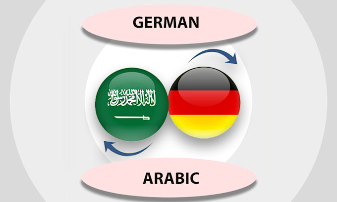 Translate from arabic to german or vice versa by Juanibesh | Fiverr
