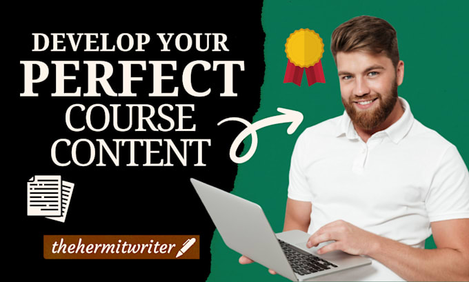 Create online course content elearning and training material by ...