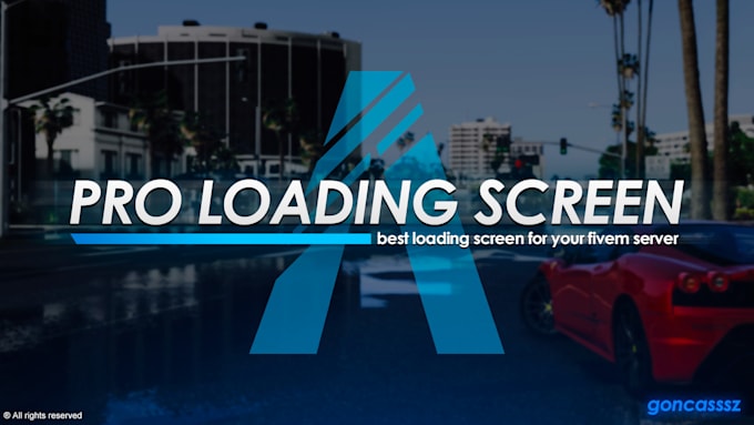 Do a perfect and profissional fivem server loading screen by Goncasssz ...