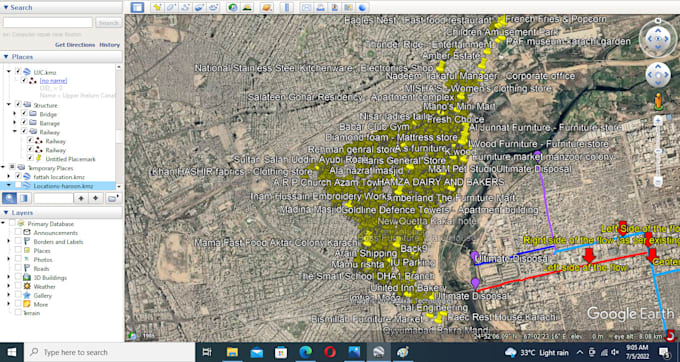 Google earth file kml and kmz with your data by Fattahjamil | Fiverr