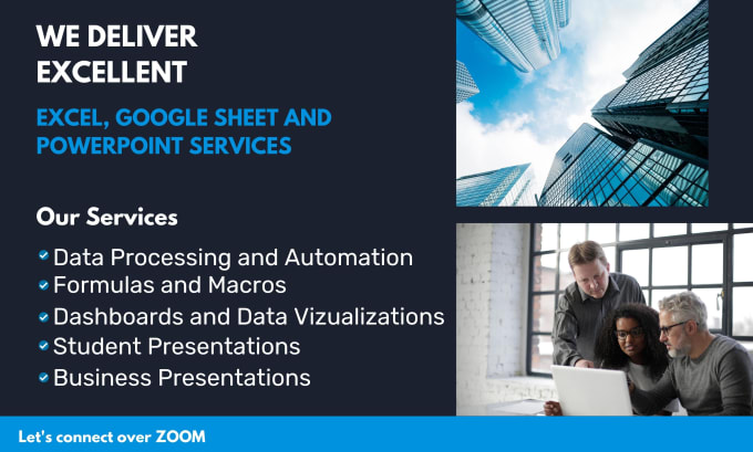 Do your microsoft excel, google sheet, excel automation, dashboards by ... Do your microsoft excel, google sheet, excel automation, dashboards by ...