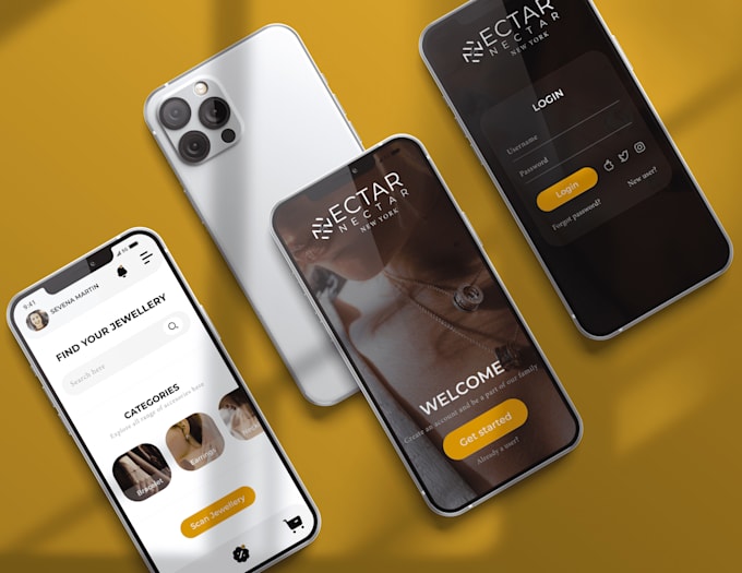 Design ui mockup for mobile app by Angelaayushi | Fiverr