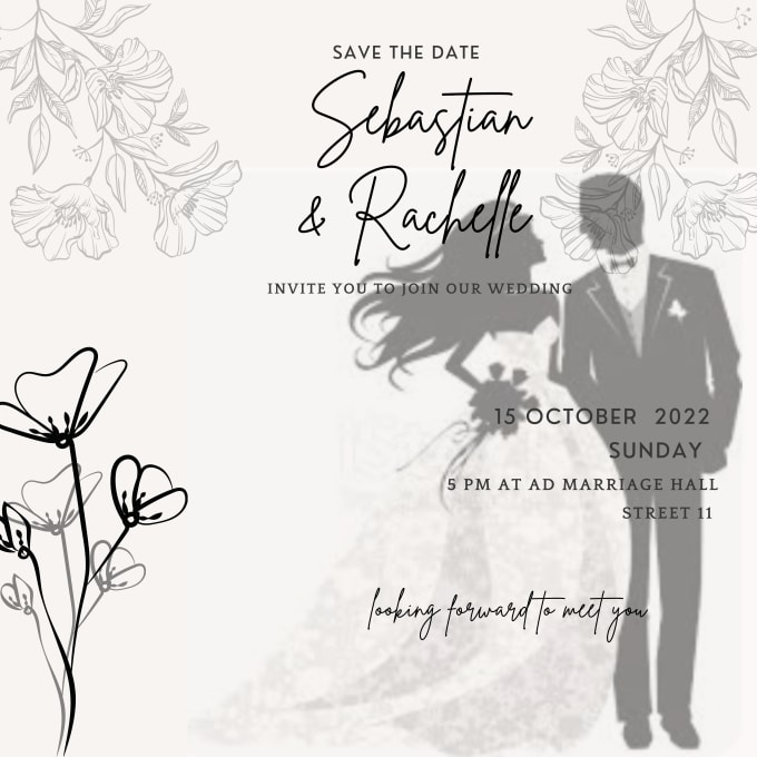 Design all types of invitation cards by Muntaha1352 | Fiverr