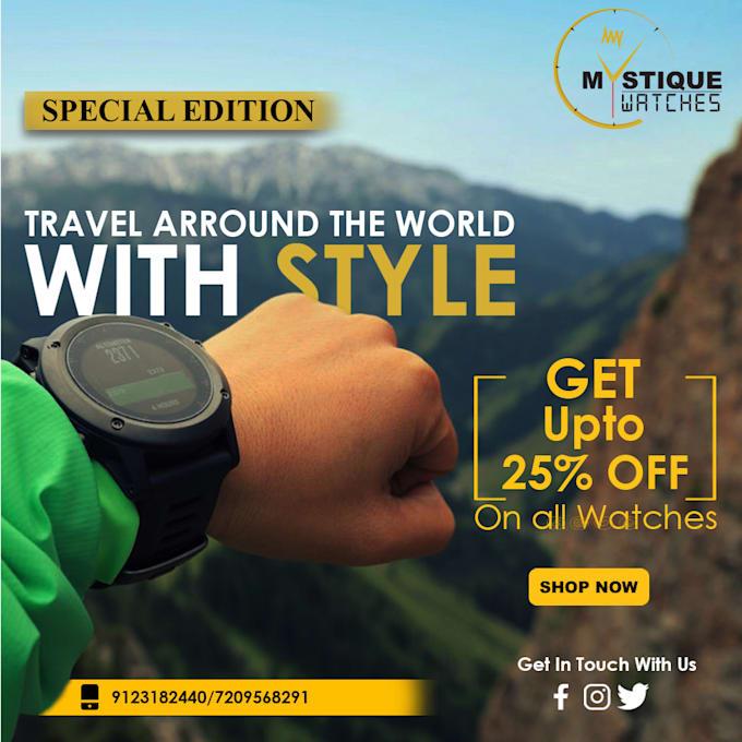 Design brochure social media post leaflet by Ajoymitra1 | Fiverr