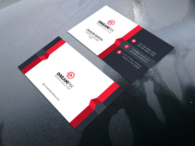 Design unique name card, business card, visiting card or letterhead by ...