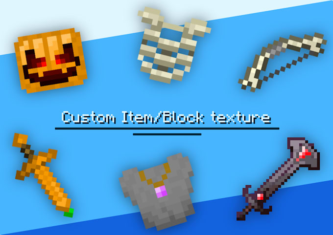 Make you 5 custom minecraft textures by Mfieldhousies | Fiverr