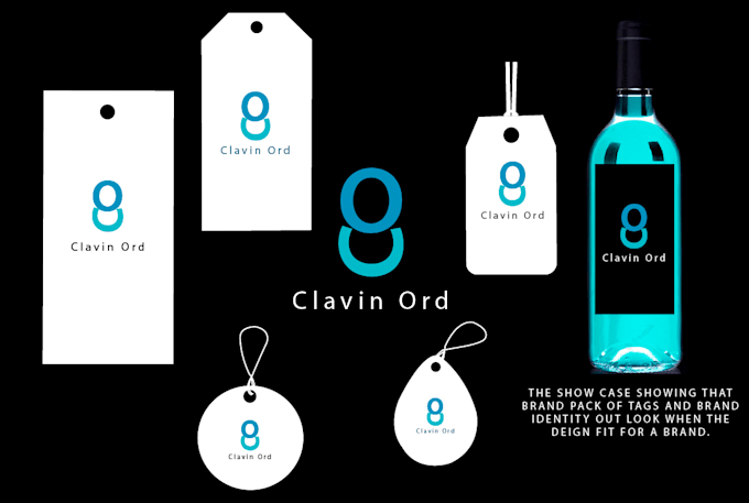 Do minimalist clean logo and brand identity with brand tags by ...